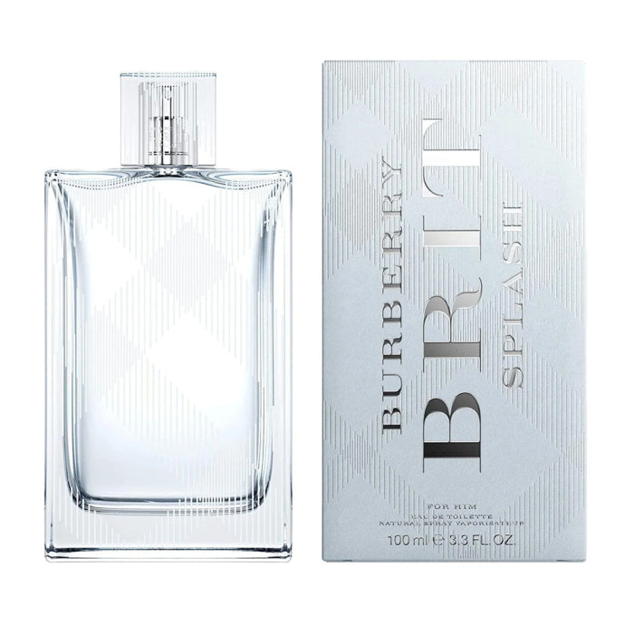 Burberry Brit Splash 100 ML EDT Men Perfume - Fragrant Souq